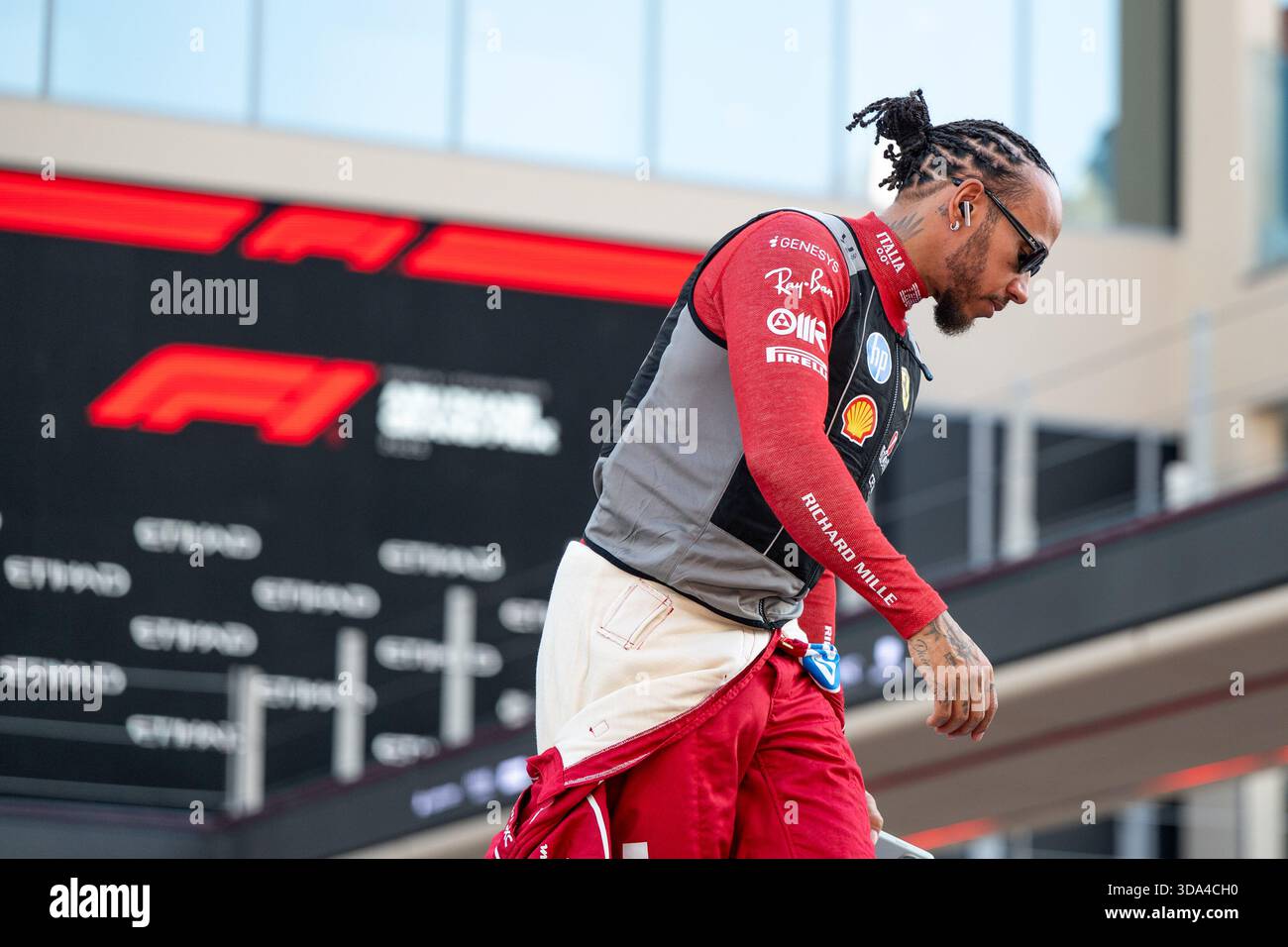 Lewis Hamilton (Scuderia Ferrari HP, United Kingdom, #44) at the driver ...