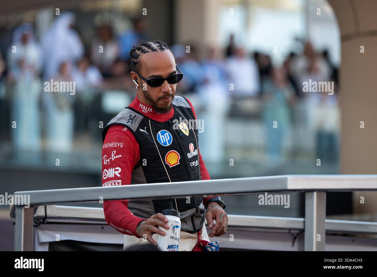 Lewis Hamilton (Scuderia Ferrari HP, Great Britain, #44) at the driver ...