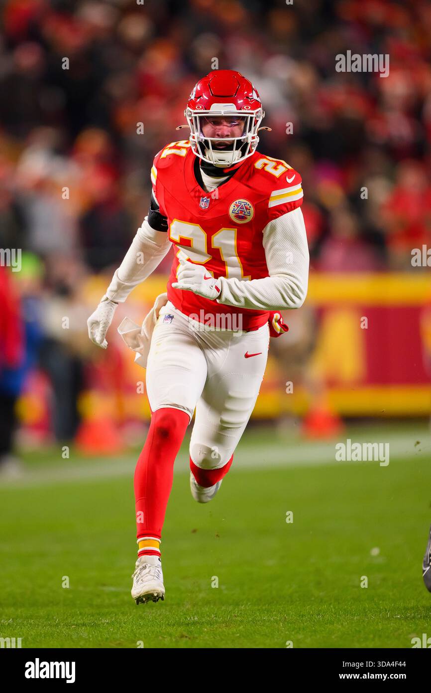 Kansas City Chiefs safety Jaden Hicks on kickoff coverage during the ...