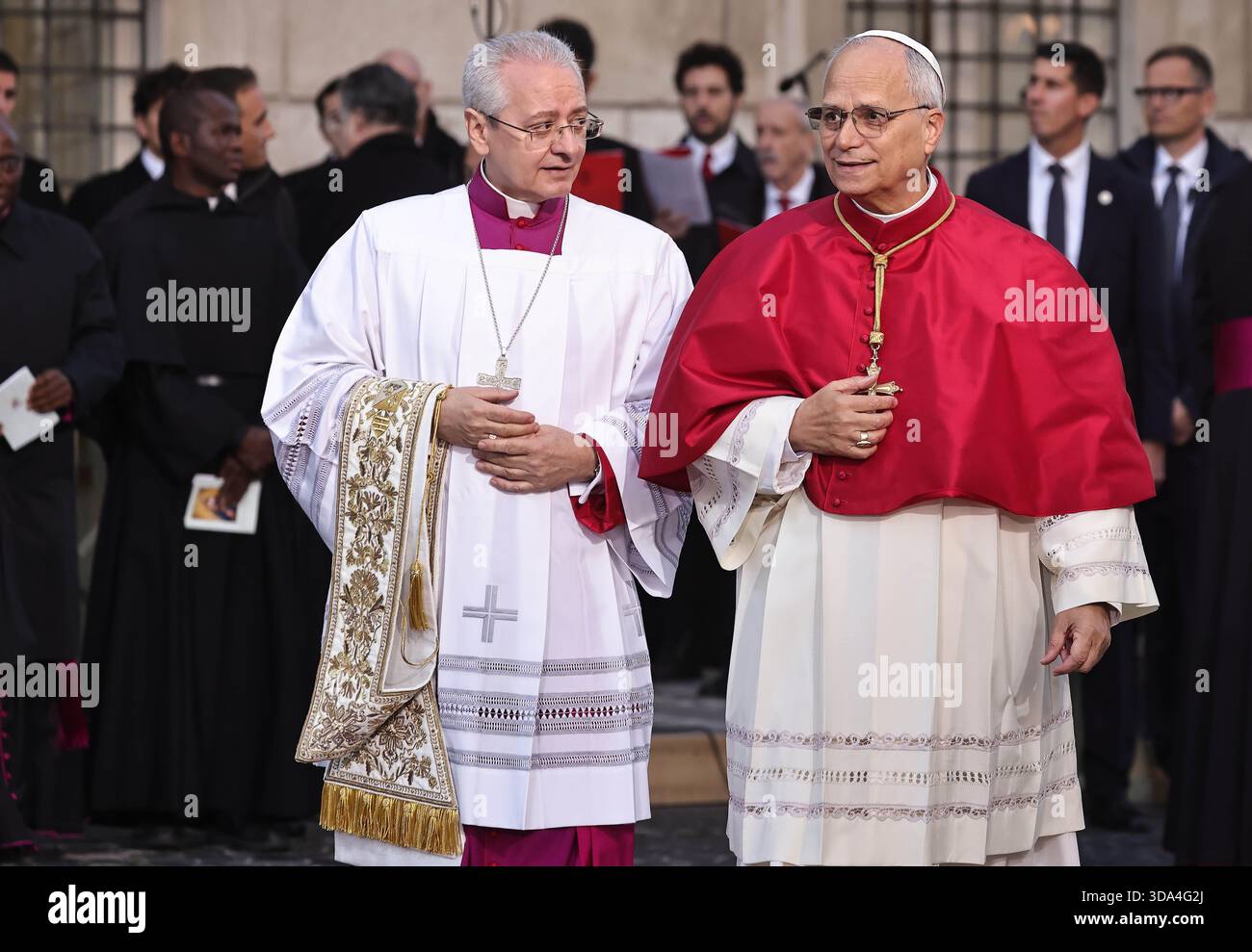 December 8, 2025 - POPE LEO XIV during the Act of Veneration of the ...