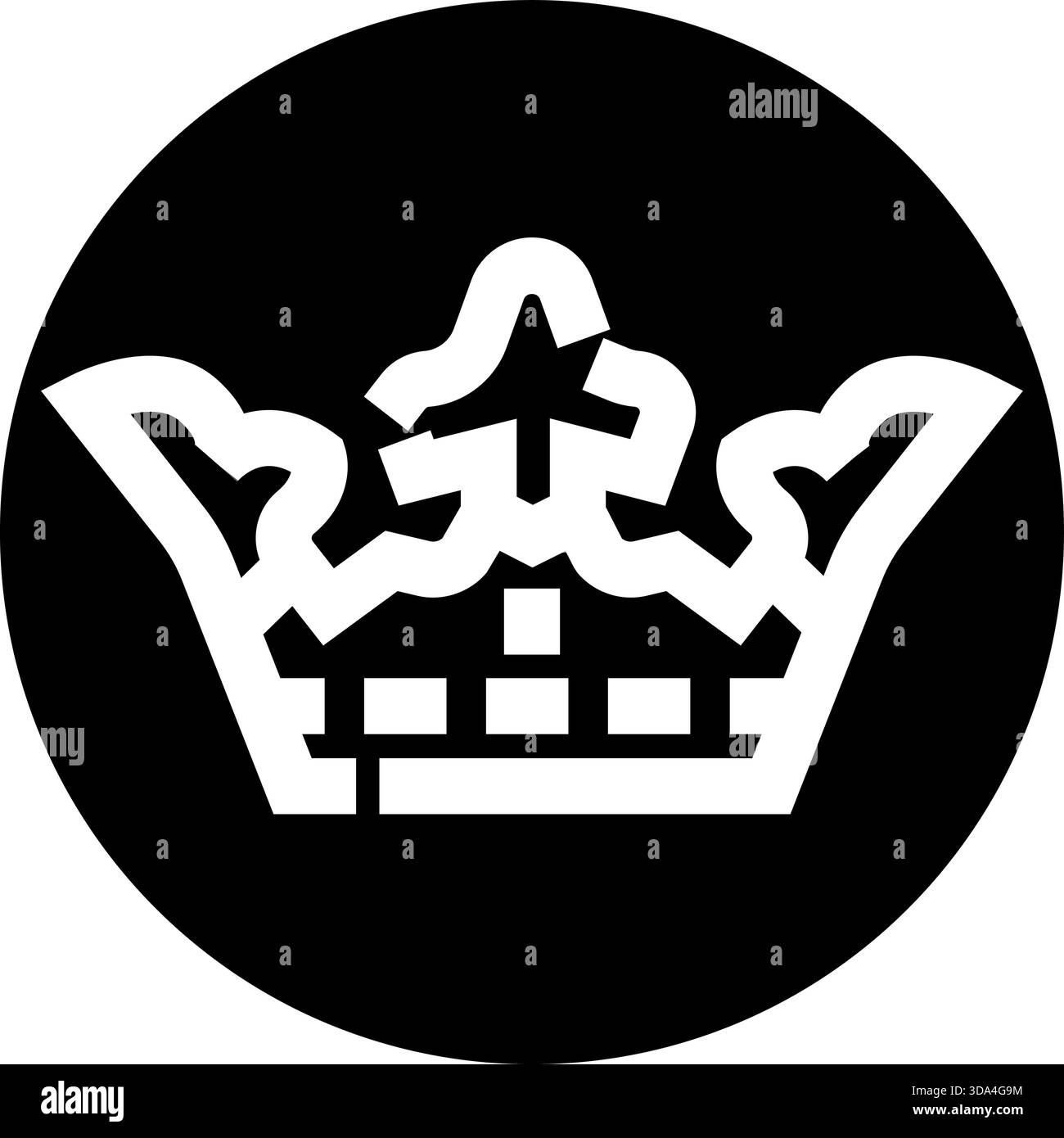 Royal crown symbol representing power and luxury Stock Vector Image ...
