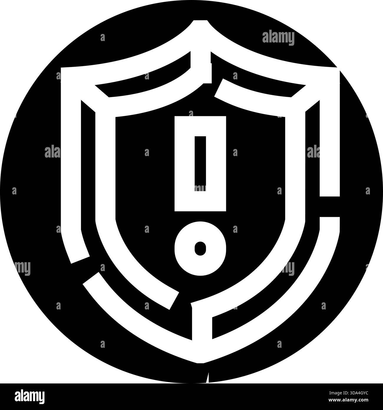 System interface warning network monitoring Cut Out Stock Images ...