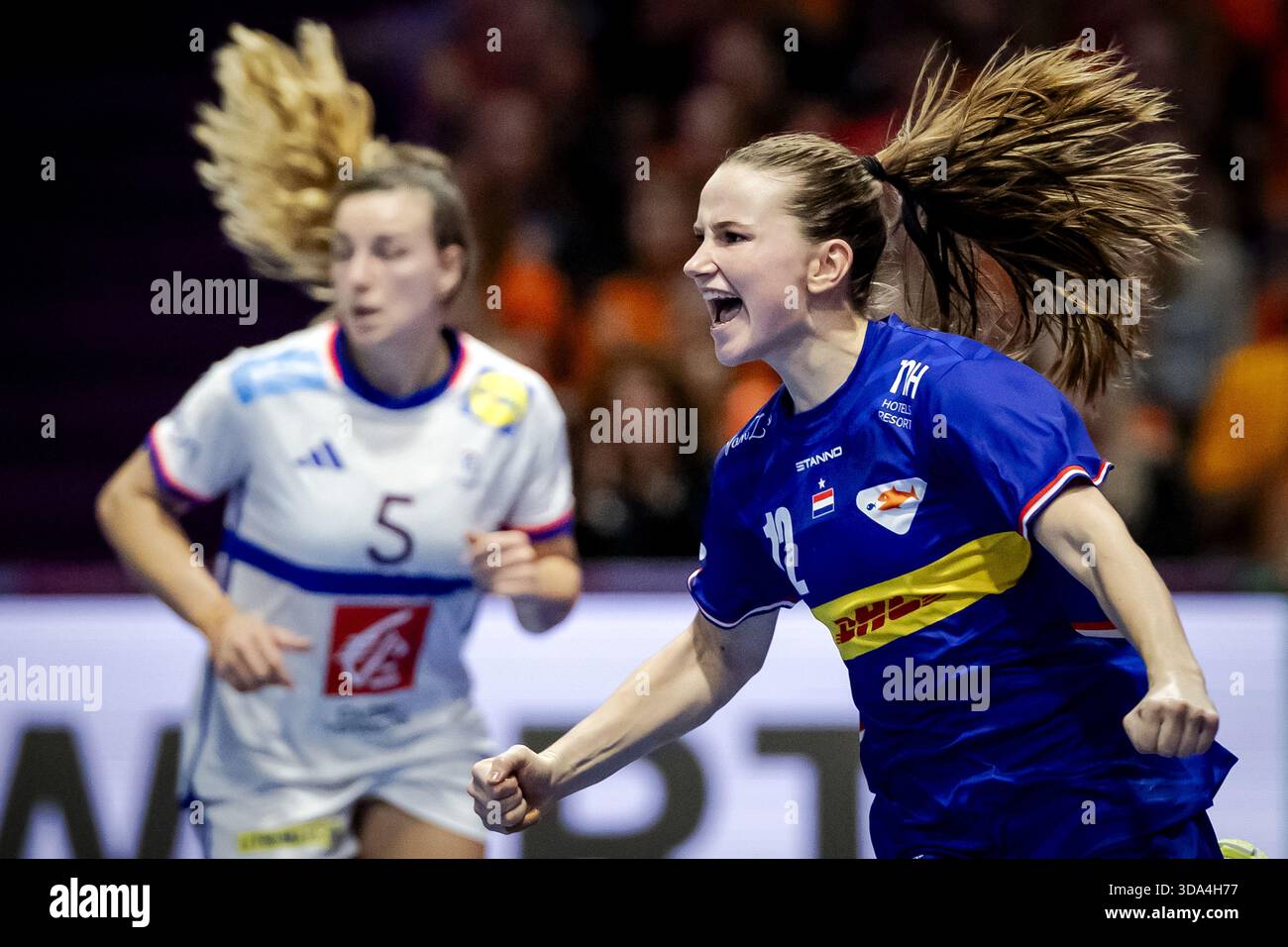ROTTERDAM - Bo van Wetering (NED) cheers during the group match between ...