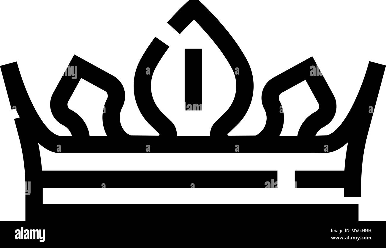 Minimalist line art icon depicting Cut Out Stock Images & Pictures - Alamy