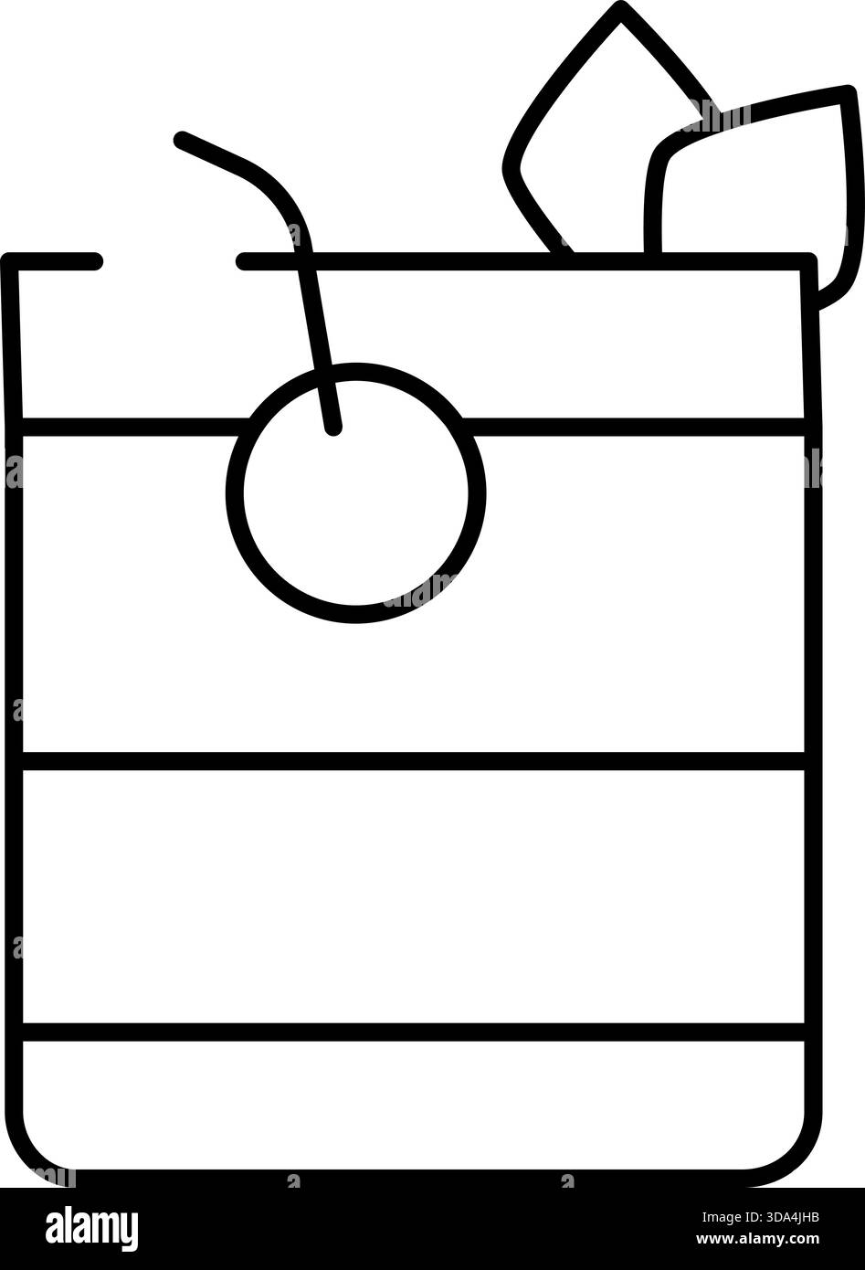 Old fashioned cocktail garnish Cut Out Stock Images & Pictures - Alamy