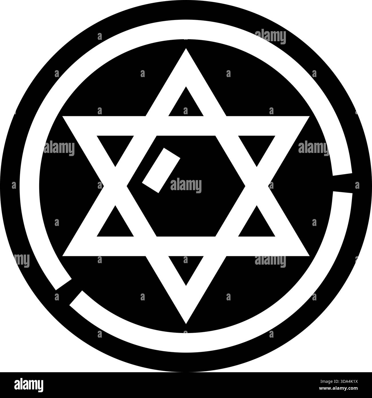 Star of david symbol representing judaism and religion Stock Vector ...