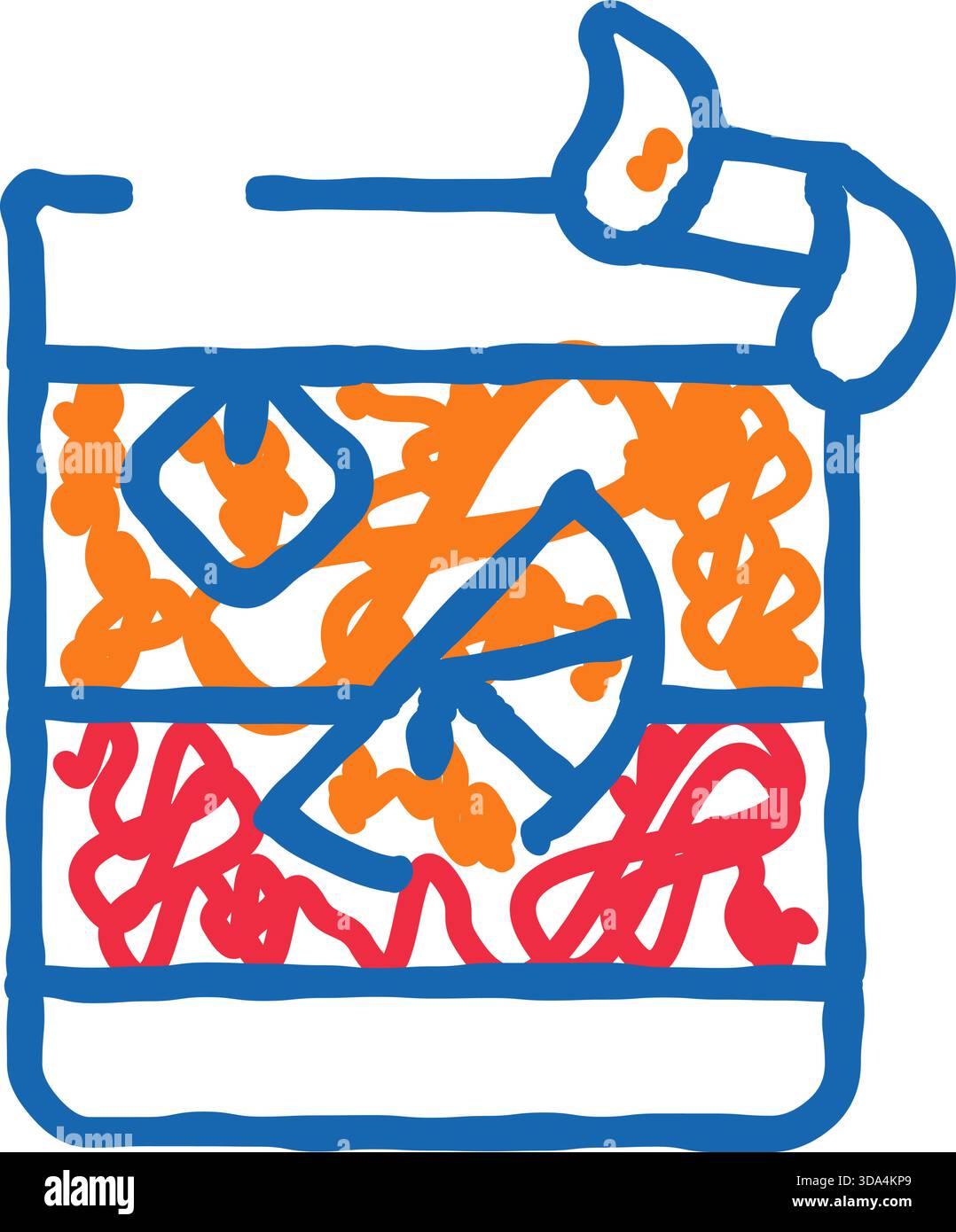 Old fashioned cocktail garnish Cut Out Stock Images & Pictures - Alamy