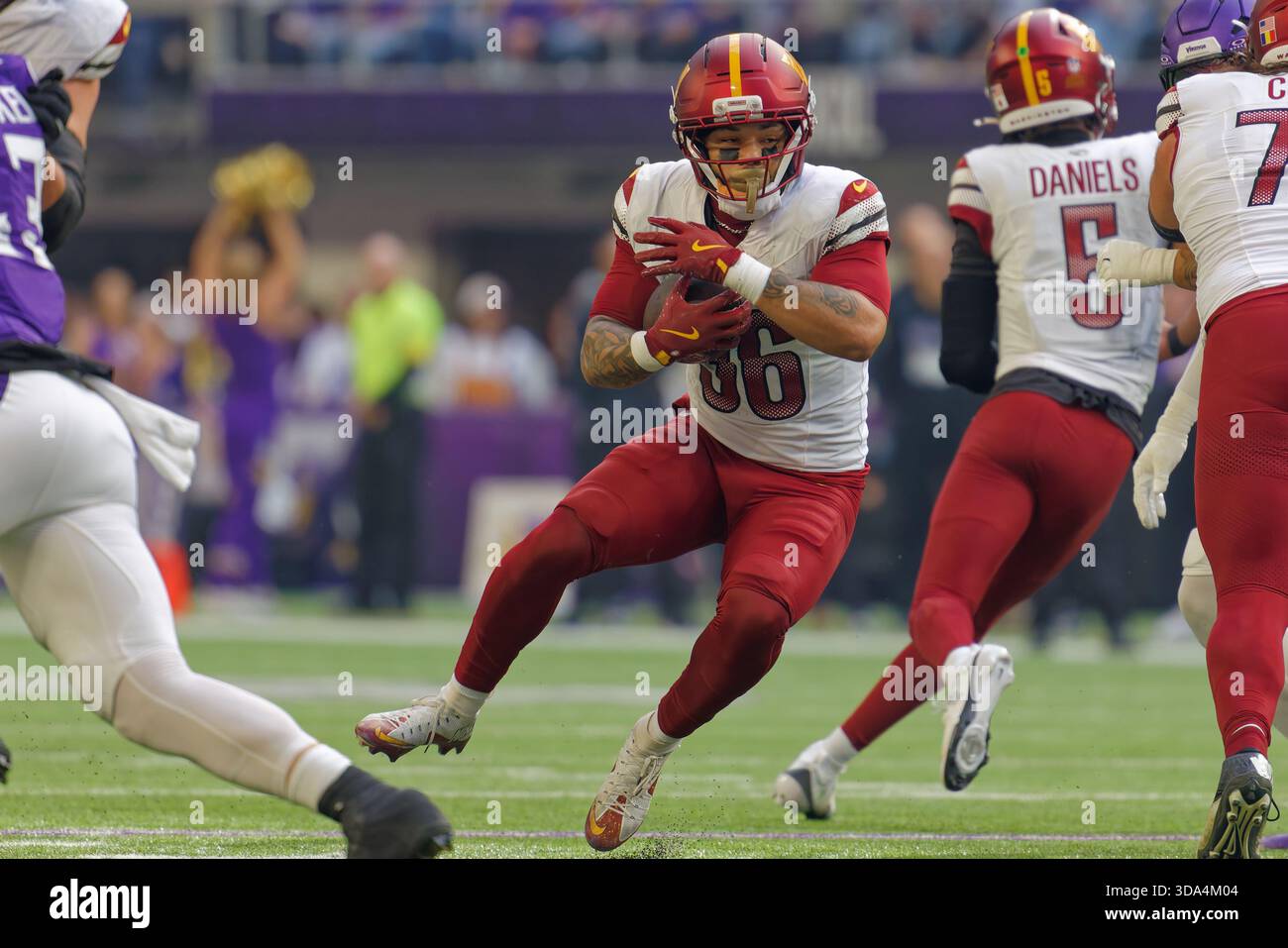 Washington Commanders Running Back Chris Rodriguez Jr. (36) running ...