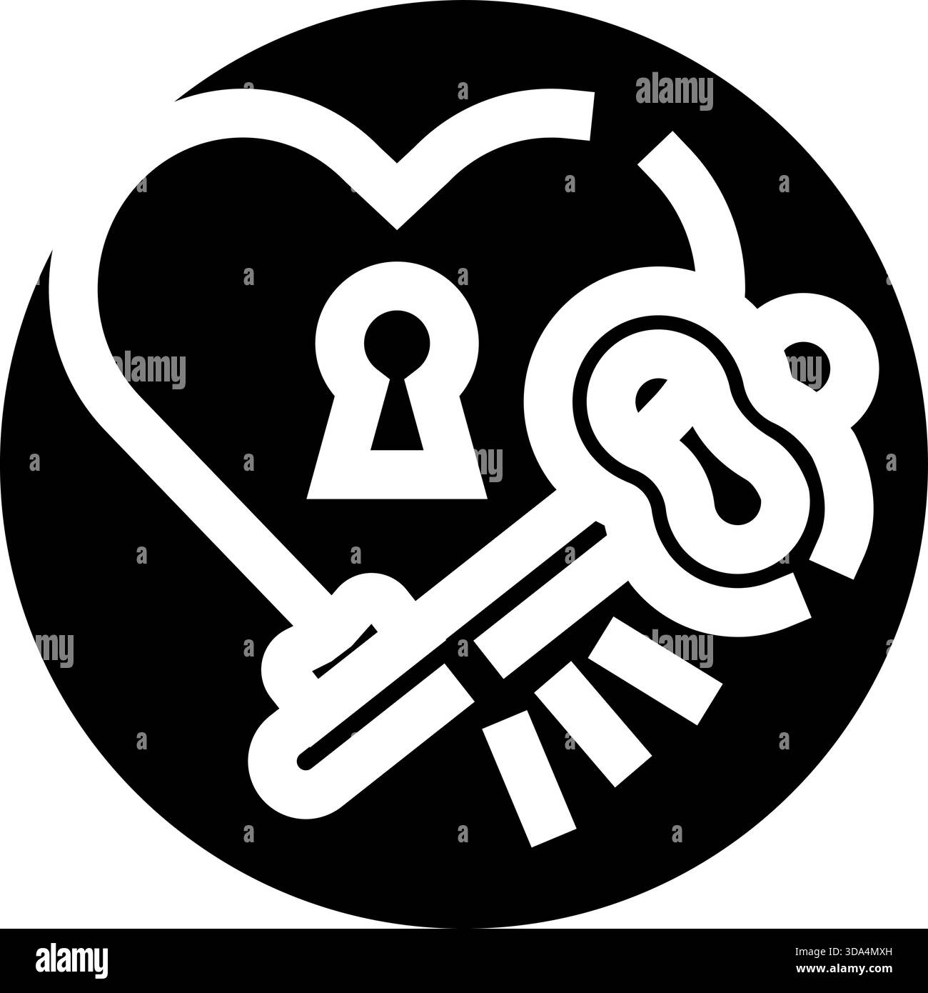 Finding solution black icon Black and White Stock Photos & Images - Alamy