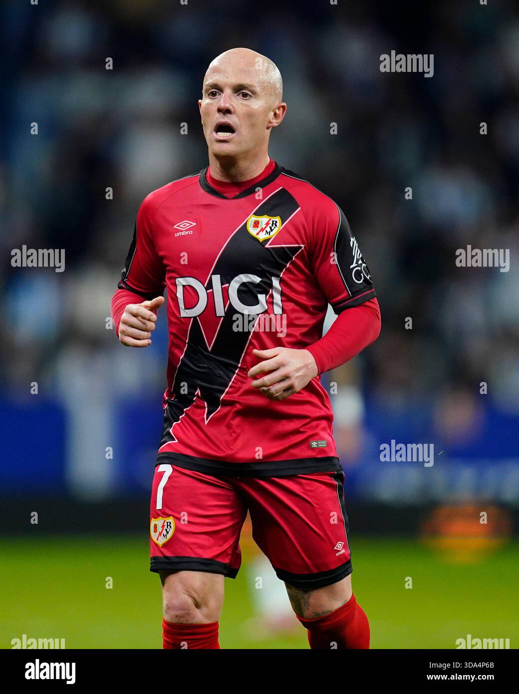 Isi Palazon of Rayo Vallecano during the La Liga EA Sports match ...