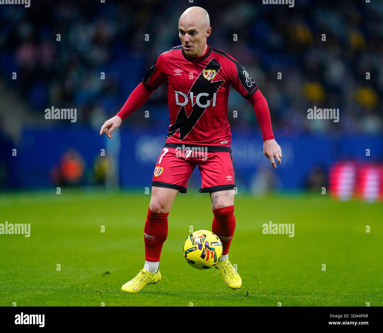 Isi Palazon of Rayo Vallecano during the La Liga EA Sports match ...