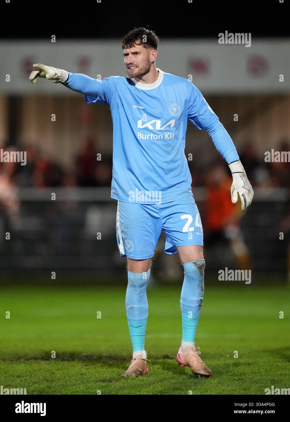 Burton Albion goalkeeper Bradley Collins during the Emirates FA Cup ...