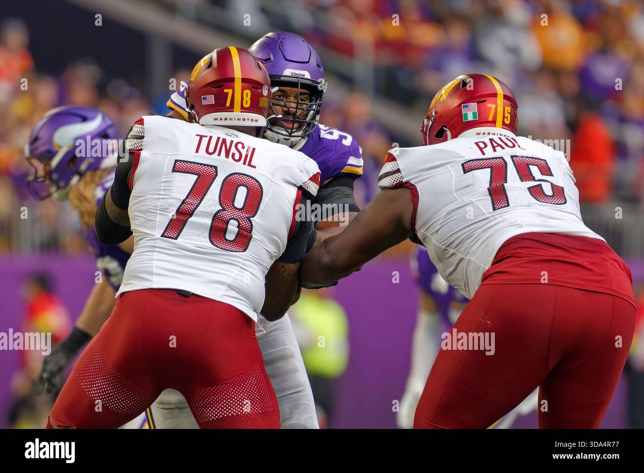 Washington Commanders Tackle Laremy Tunsil (78) and Washington ...