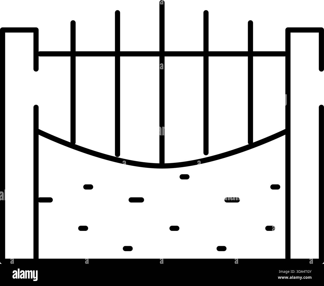 Livestock feeder or trough line art icon Stock Vector Image & Art - Alamy