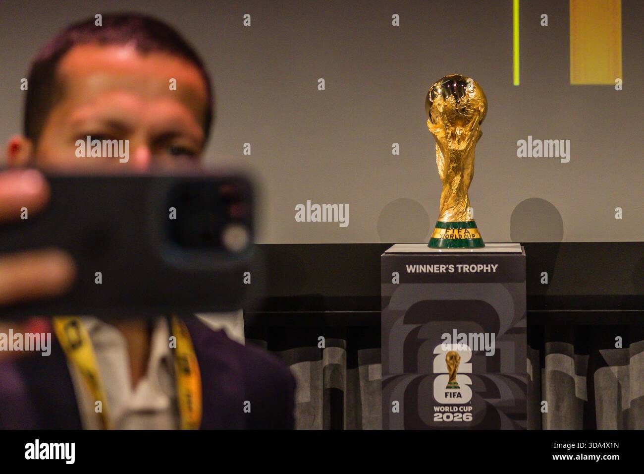 World Cup trophy during the FIFA Legends – 1994 FIFA World Cup at the ...