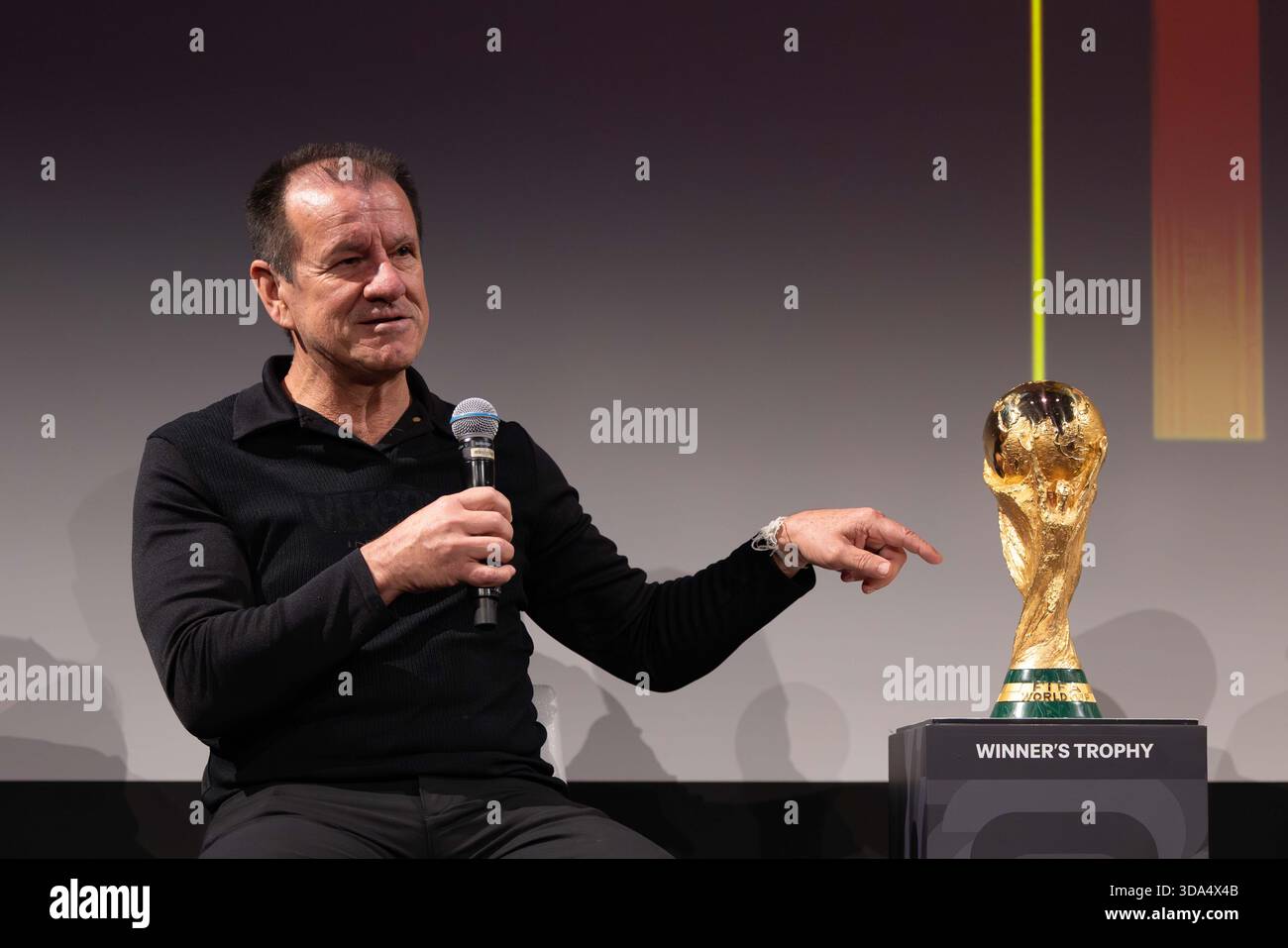 Dunga, captain of the Brazilian national team in the 1994 title, during ...