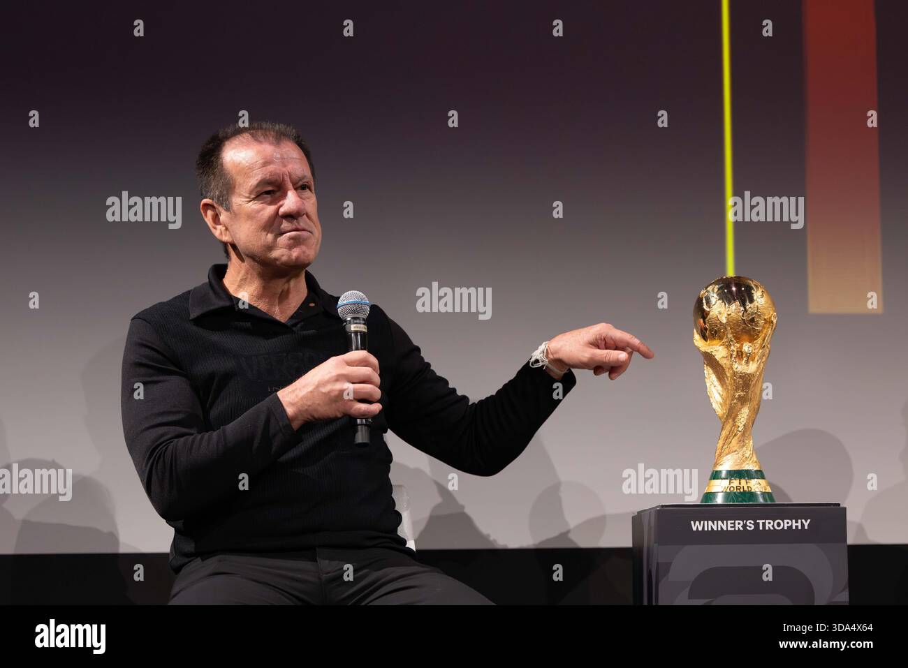 Dunga, captain of the Brazilian national team in the 1994 title, during ...