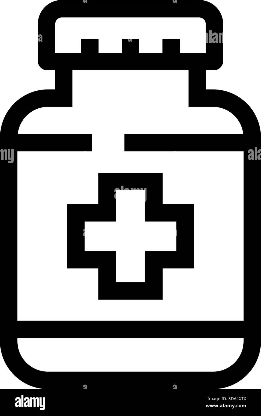 Medicine bottle icon for health and treatment Stock Vector Image & Art ...