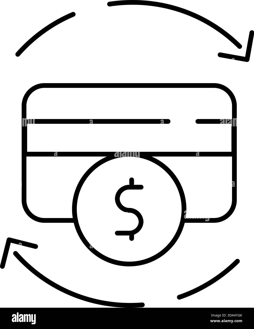 Financial cashback savings money Black and White Stock Photos & Images ...