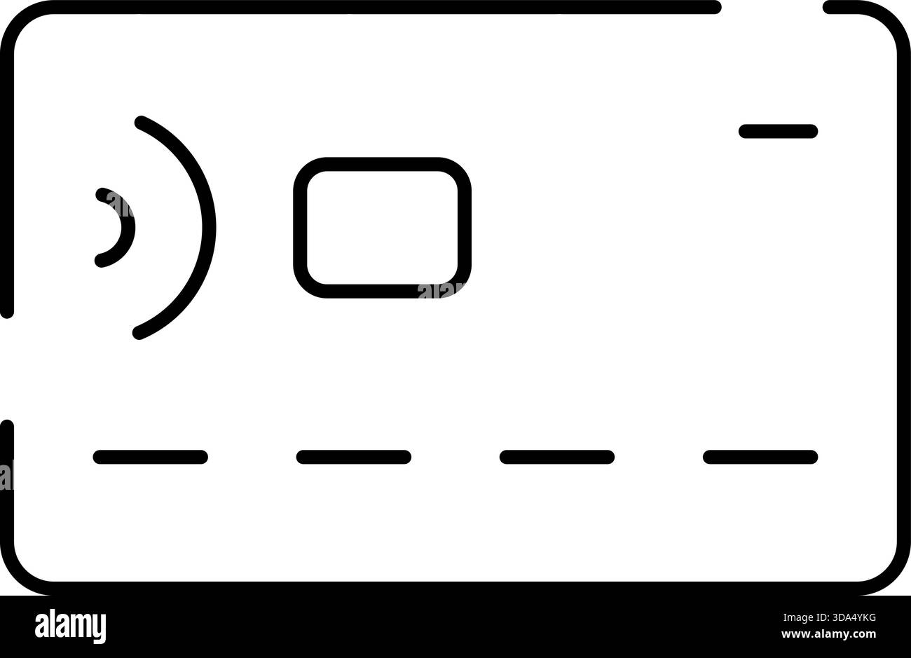 Cashless management line icon Cut Out Stock Images & Pictures - Alamy