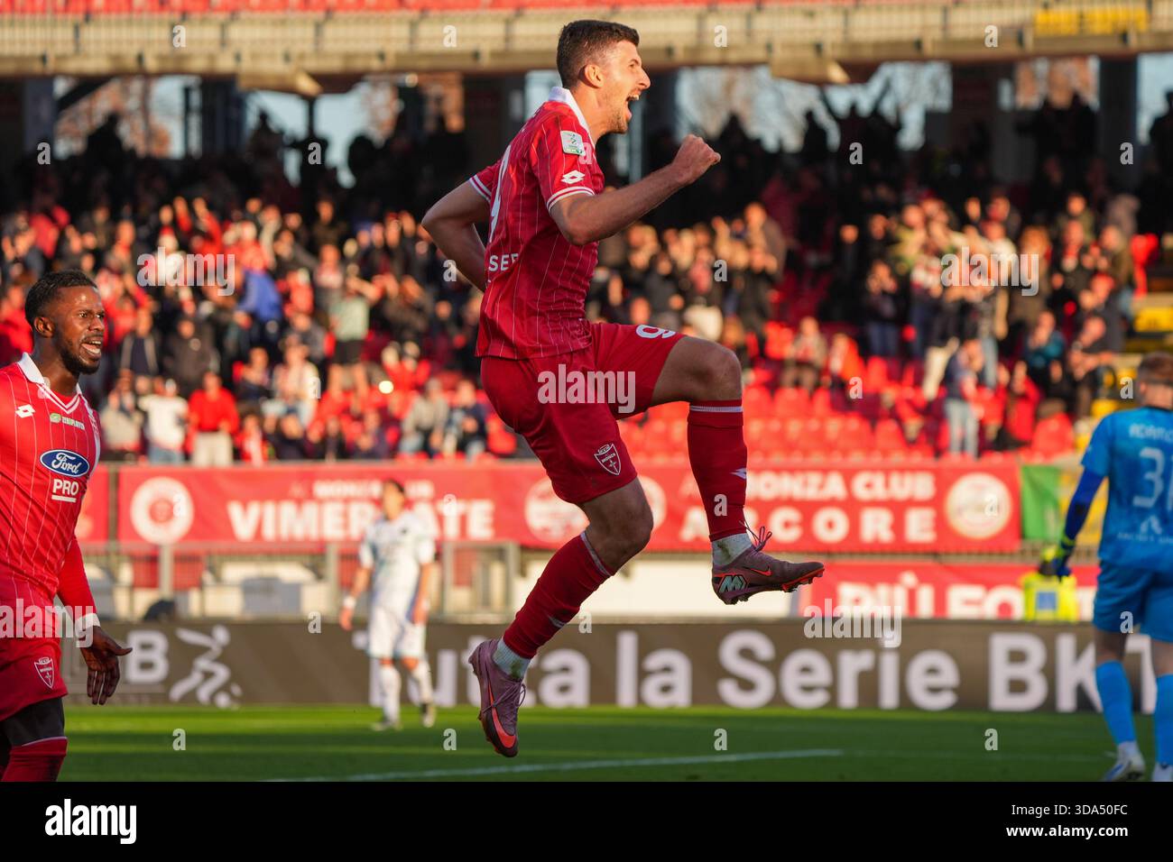 Monza, Italy, 08/12/2025. Mirko Maric scores Goal during AC Monza ...