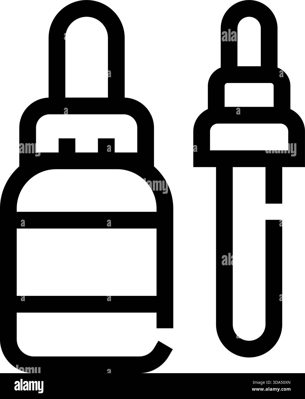 Bottle pipette anti aging Cut Out Stock Images & Pictures - Alamy