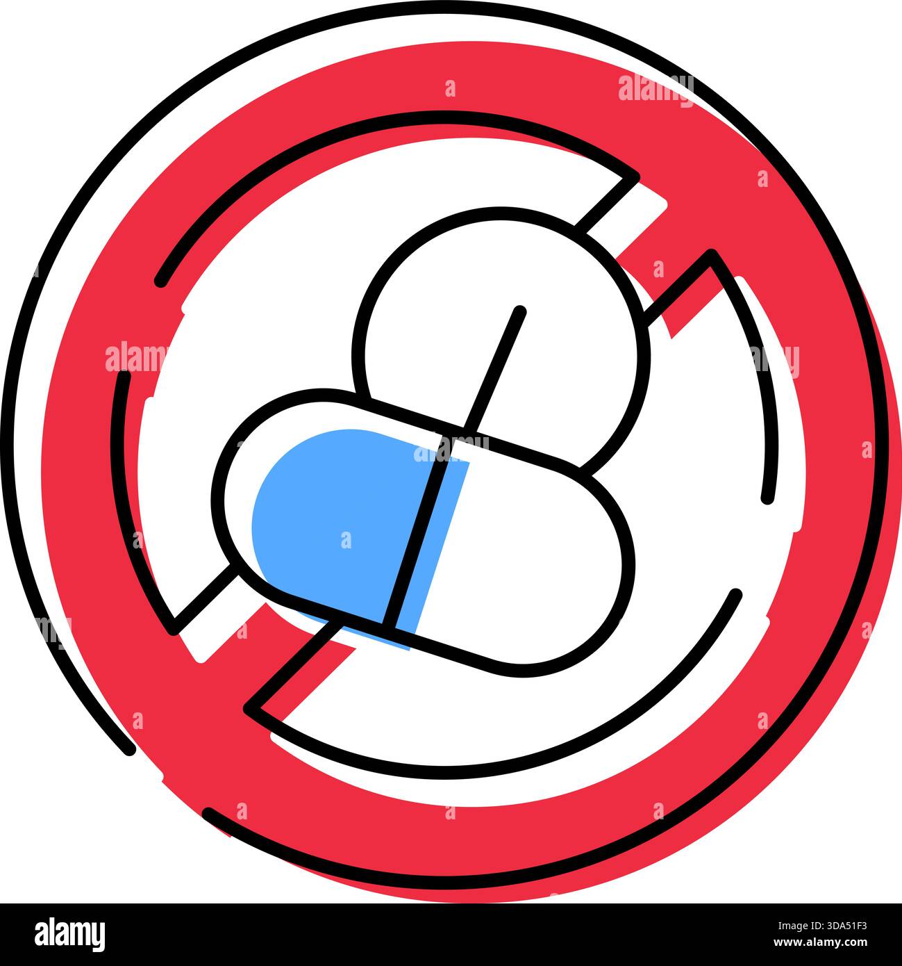Medication label warning Stock Vector Images - Alamy