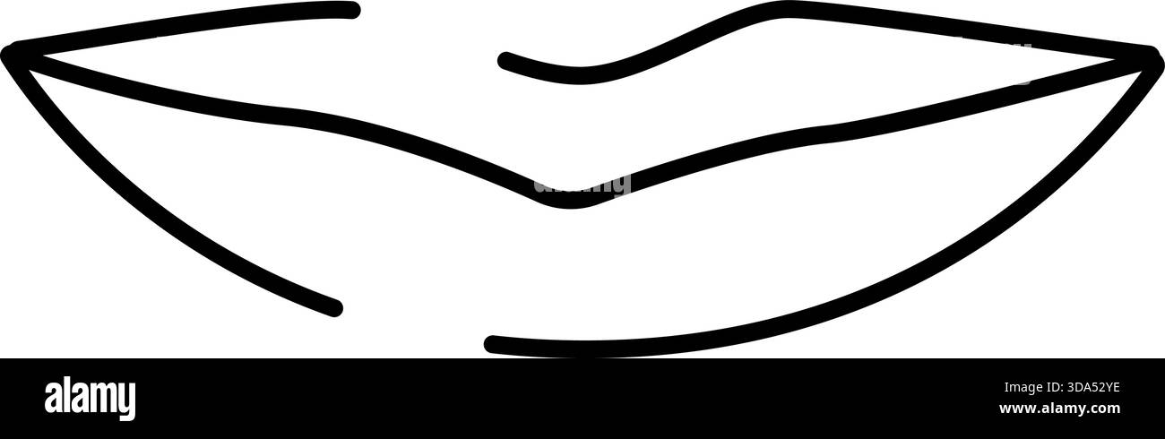 Minimalist line art icon depicting Cut Out Stock Images & Pictures - Alamy