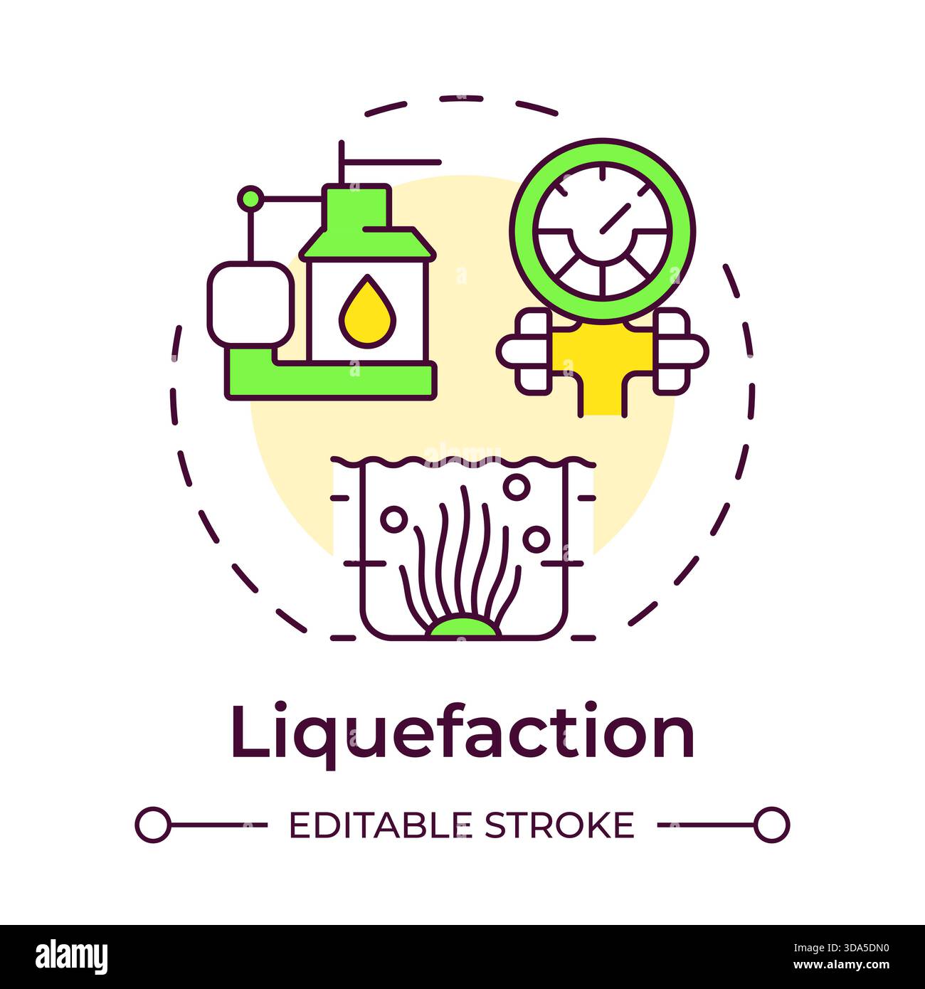 Liquefaction Stock Vector Images - Alamy