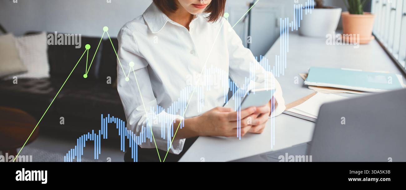 Focused female employee manages hi-res stock photography and images - Alamy