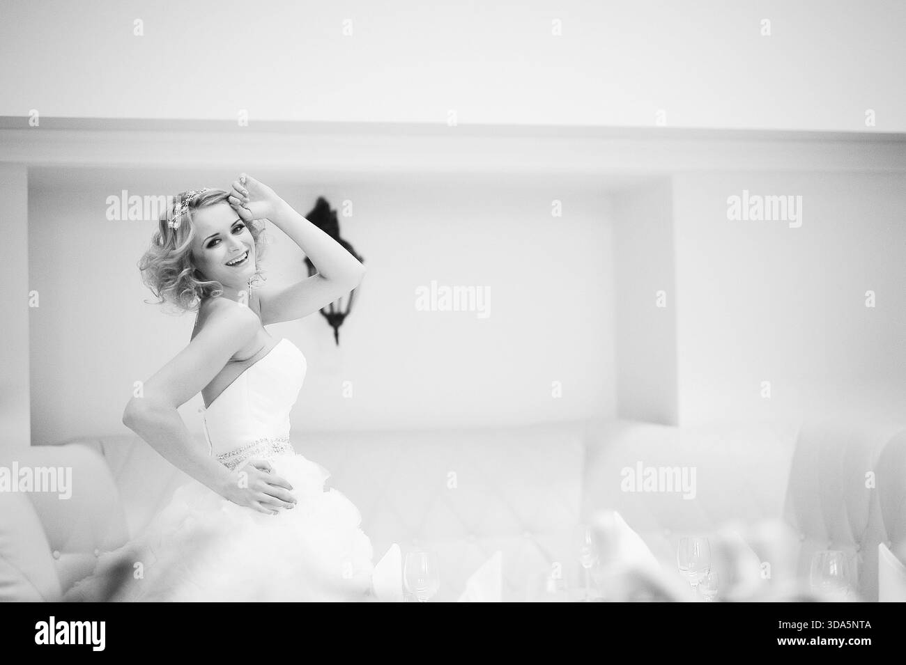 Beautiful female photo model Black and White Stock Photos & Images - Alamy