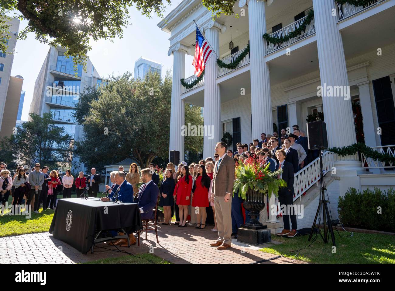 Texas Governor GREG ABBOTT announces a partnership with Turning Point ...