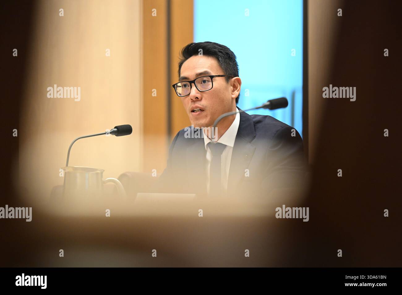 Samsung Head of Mobile Division Eric Chou appears before the Triple ...