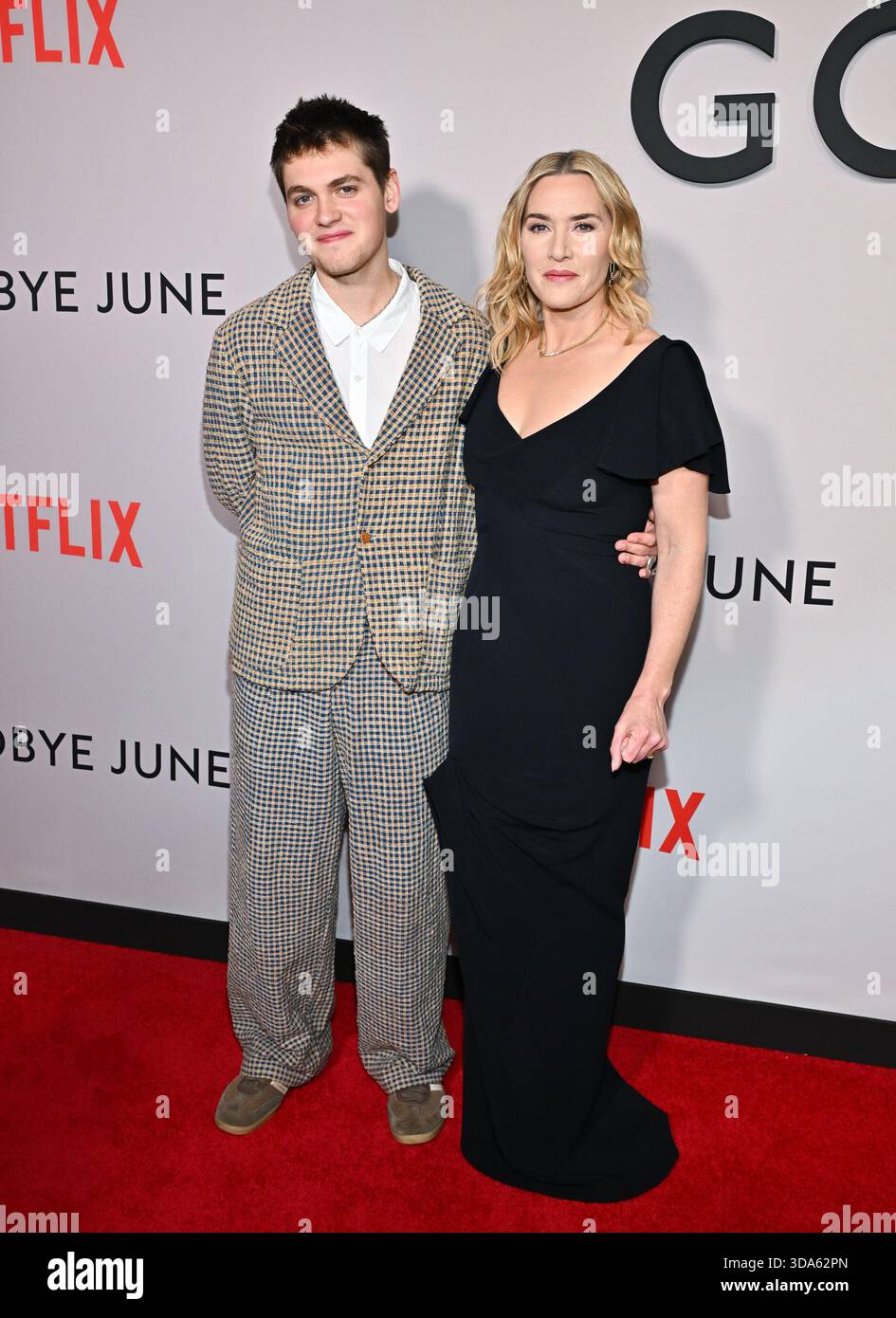 Joe Anders, left, and Kate Winslet attend the special screening of ...