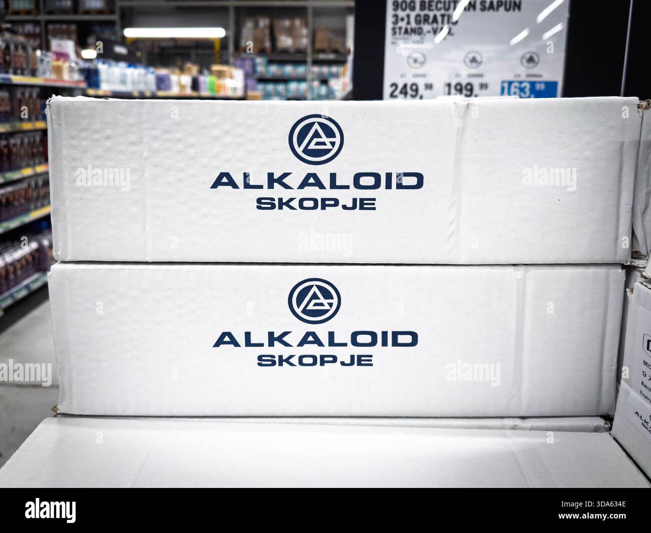 Alkaloid skopje logo hi-res stock photography and images - Alamy