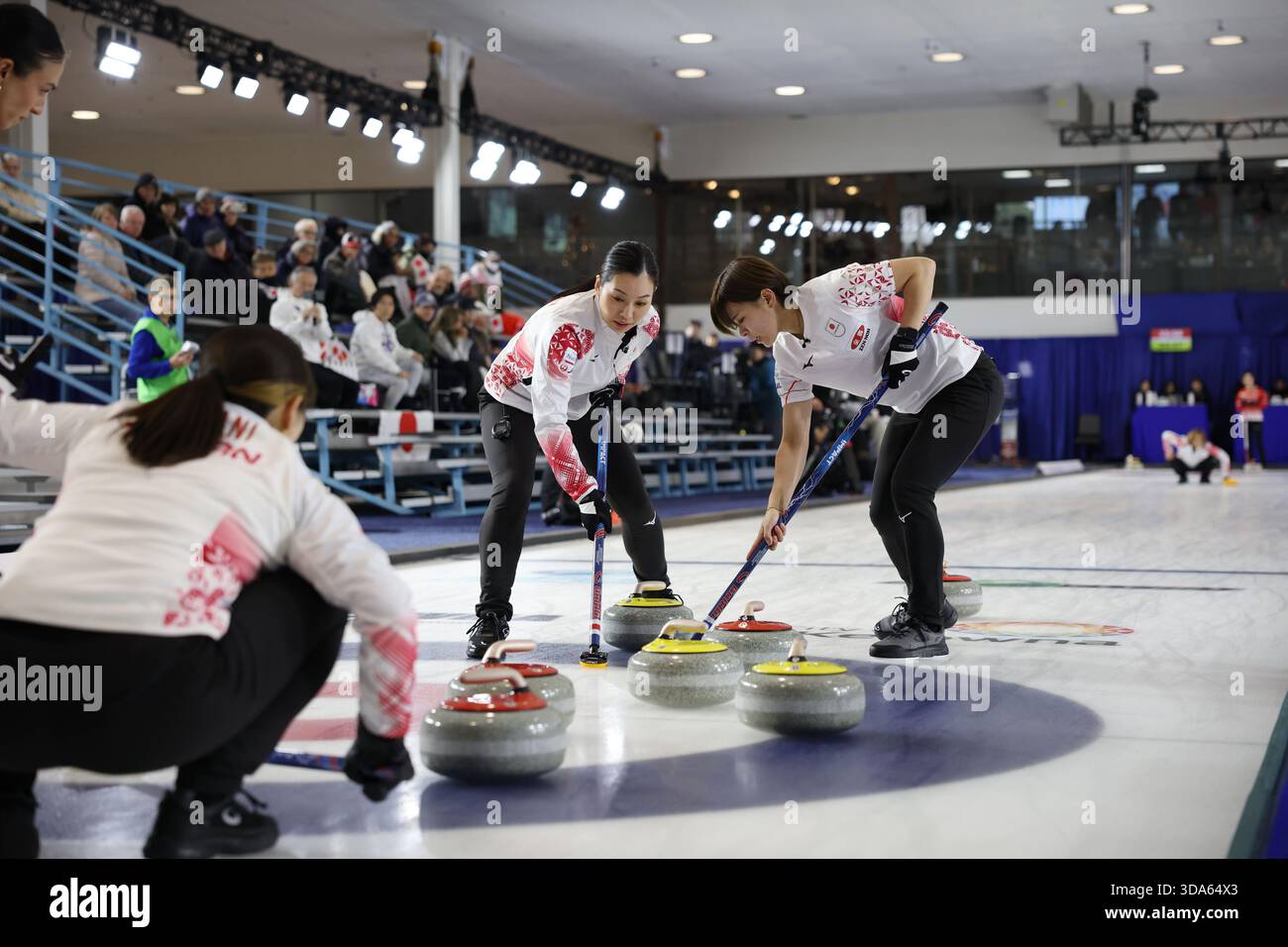 Japan national team's Anna OHMIYA (center) and Kaho ONODERA (right ...