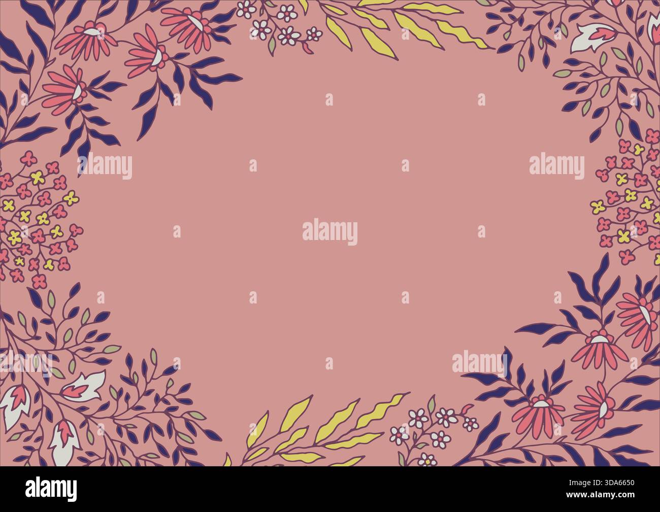 Scrapbook florals Stock Vector Images - Alamy