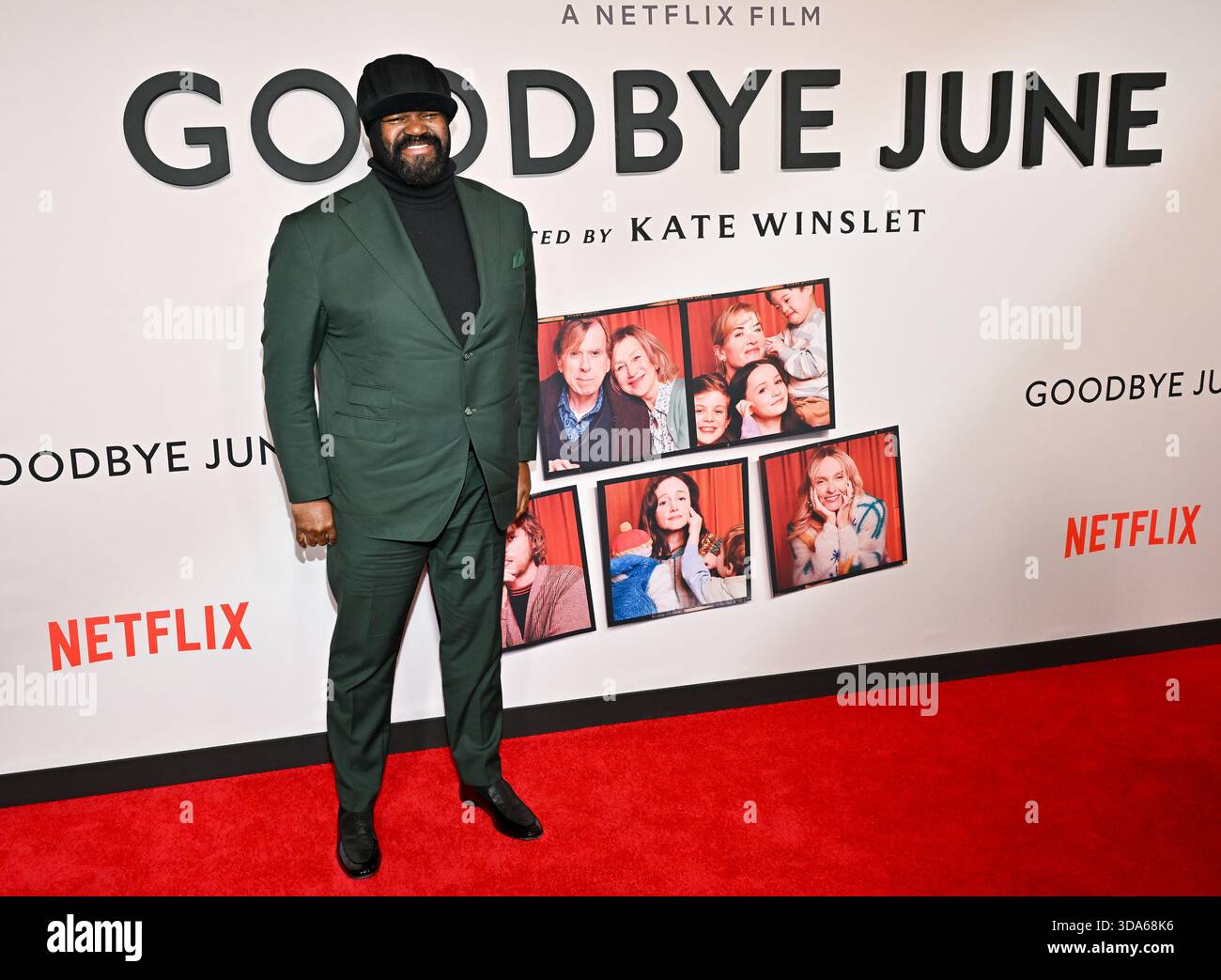 Gregory Porter attends the special screening of "Goodbye June" at The ...