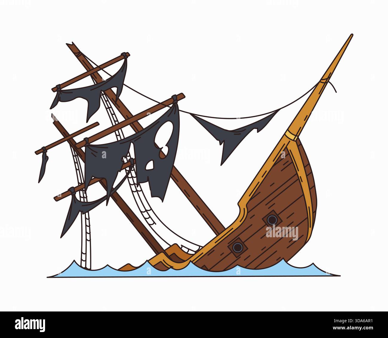 Navigation disaster Stock Vector Images - Alamy