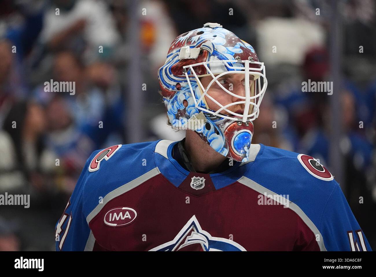 Colorado Avalanche goaltender Scott Wedgewood (41) in the second period ...