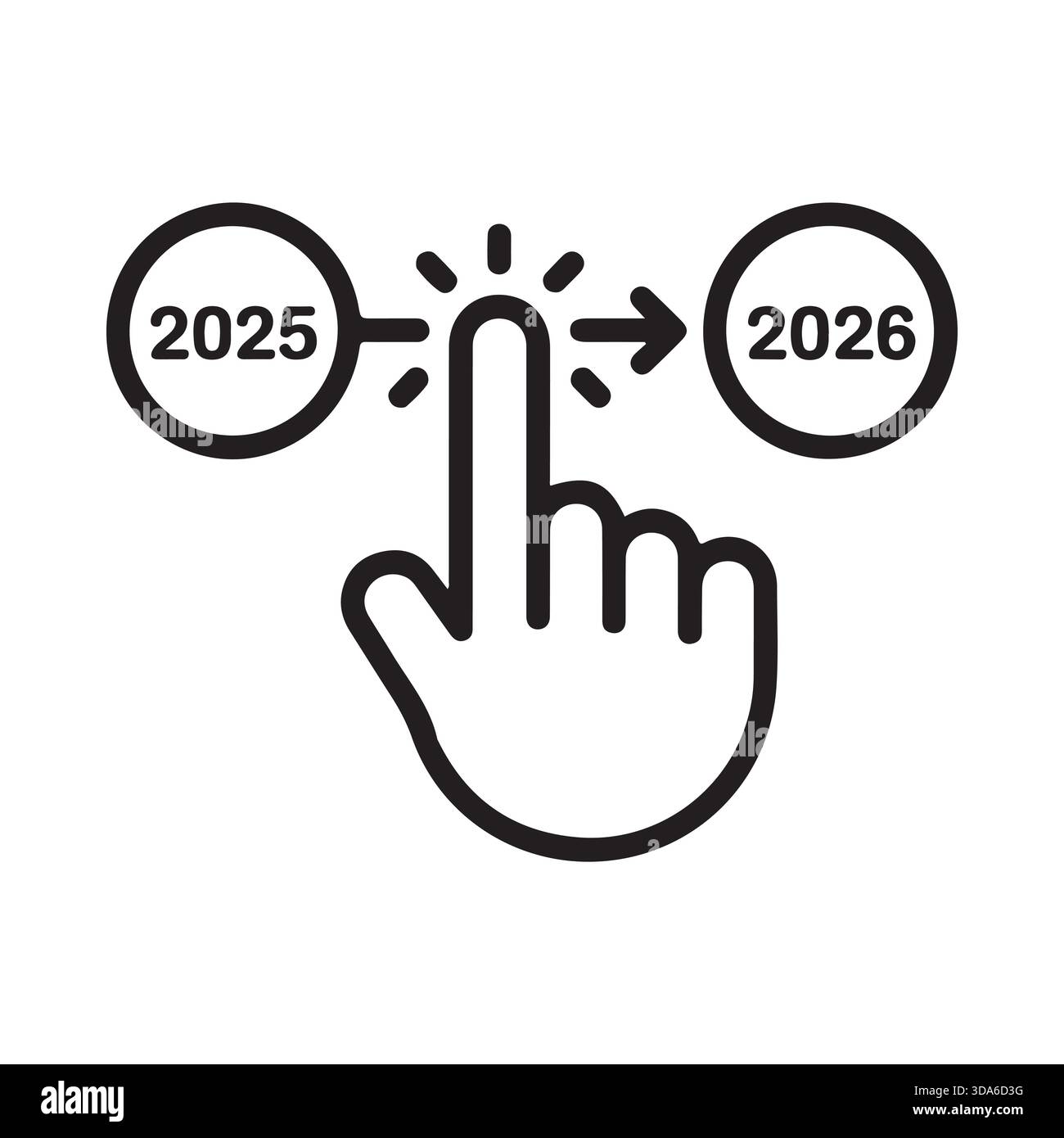 From year 2025 new 2026 Cut Out Stock Images & Pictures - Alamy