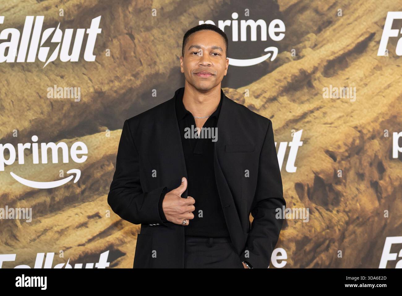 Aaron Moten attends the arrivals of Amazon Prime Video’s “FALLOUT ...