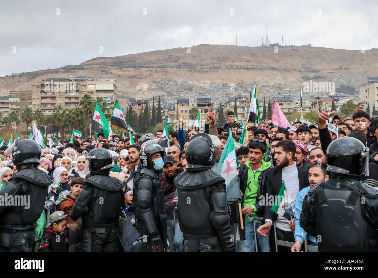 Damascus, Syria – December 08, 2025: A military parade by Syrian army ...