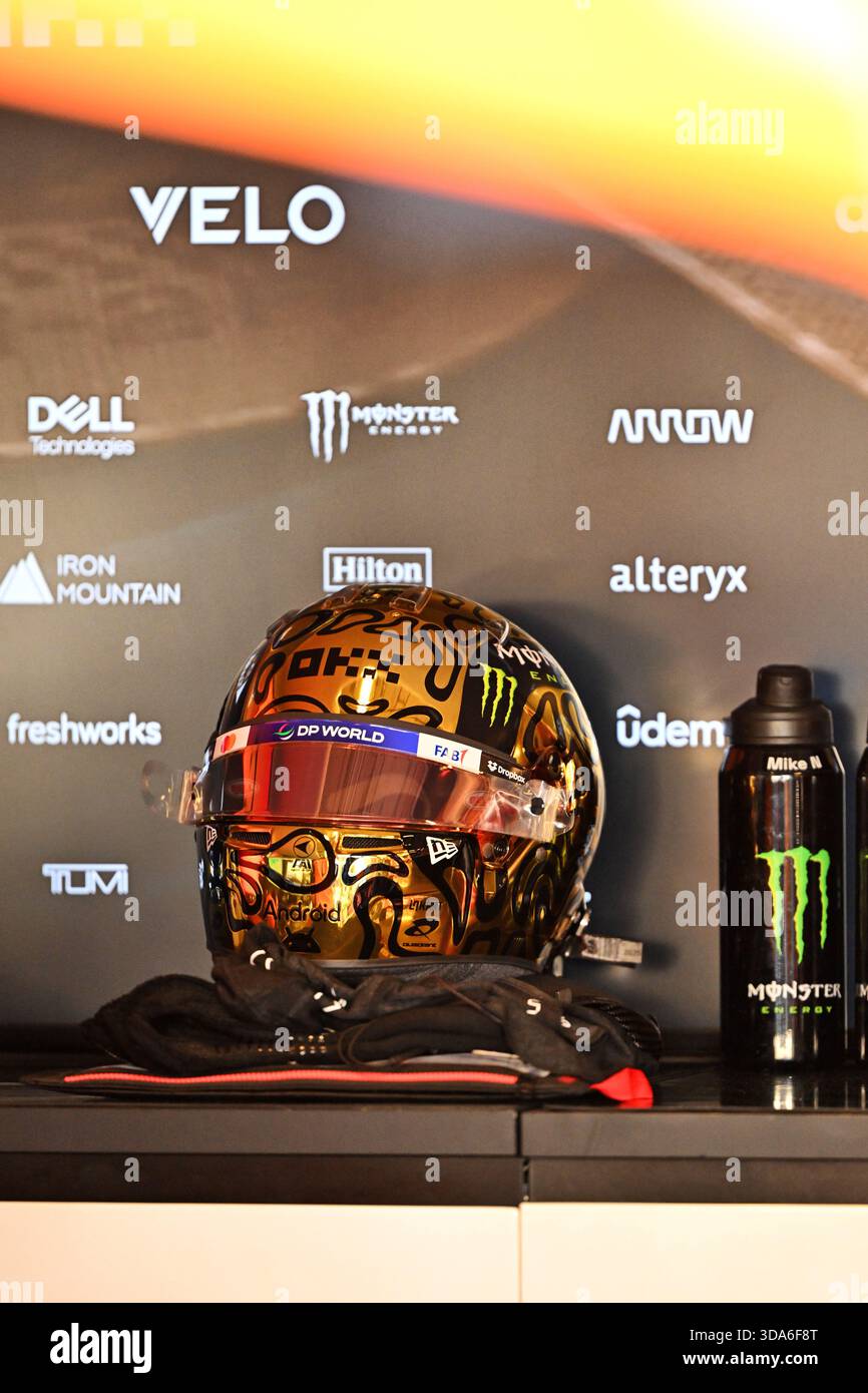 Lando norris 2025 helmet hi-res stock photography and images - Alamy