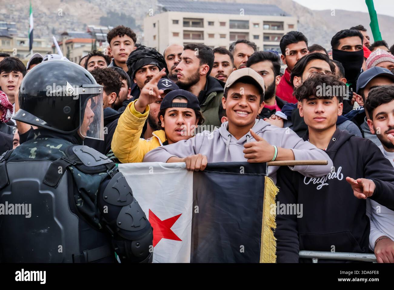First Anniversary of Regime Change in Syria Damascus, Syria December 08 ...