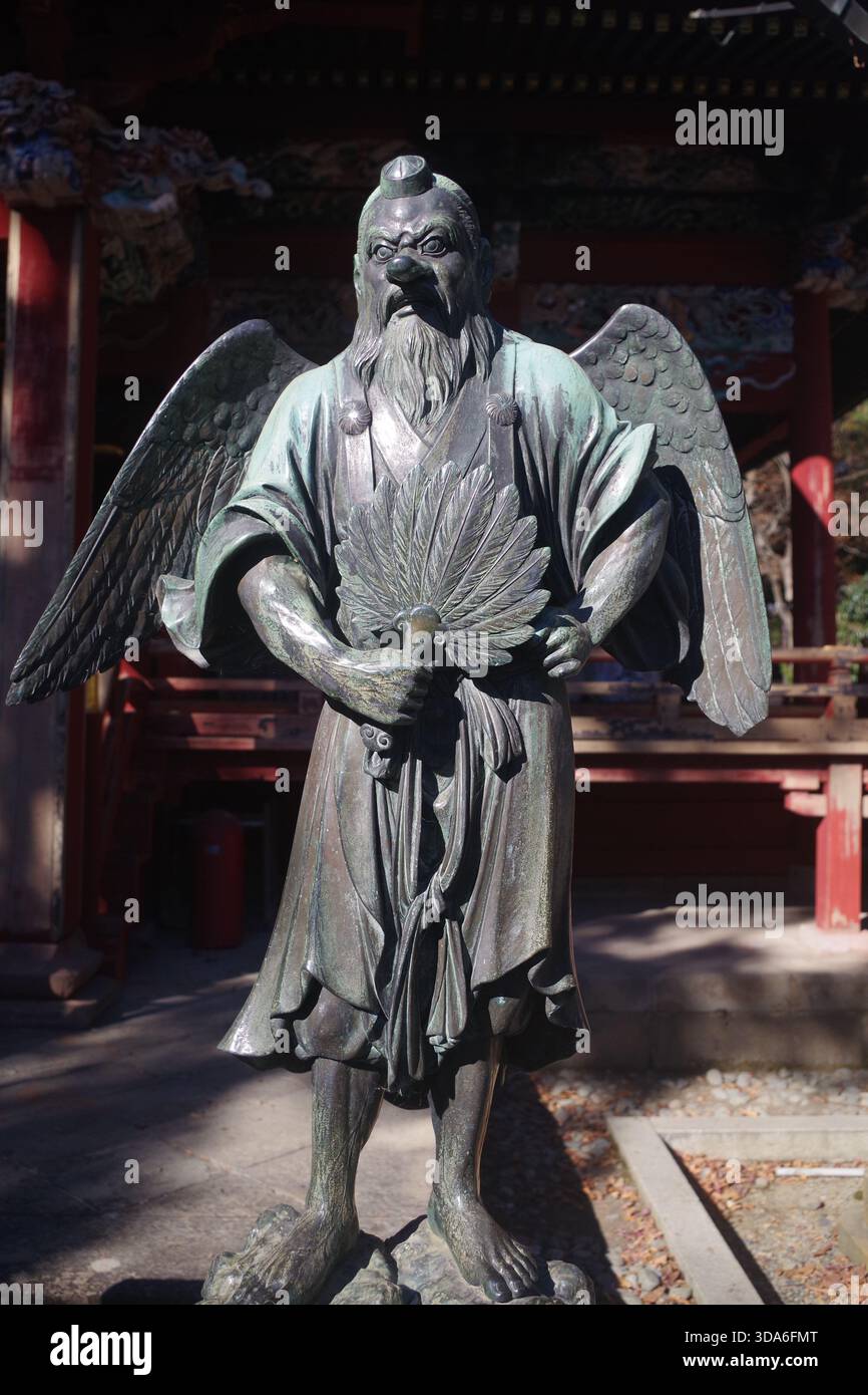 Tengu Statue at Mt. Takao, Japan Stock Photo - Alamy