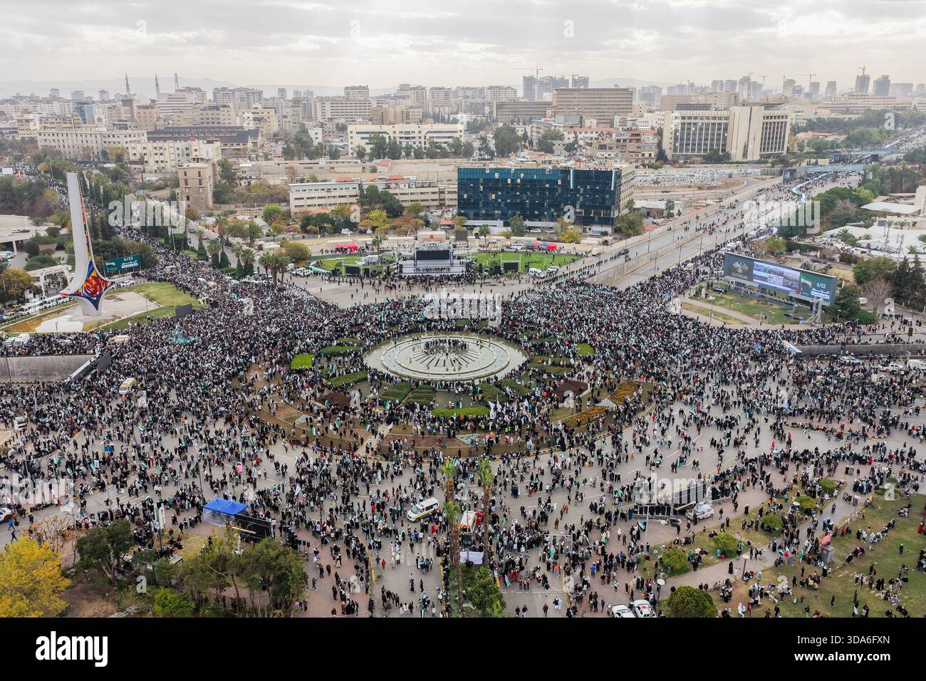First Anniversary of Regime Change in Syria Damascus, Syria December 08 ...