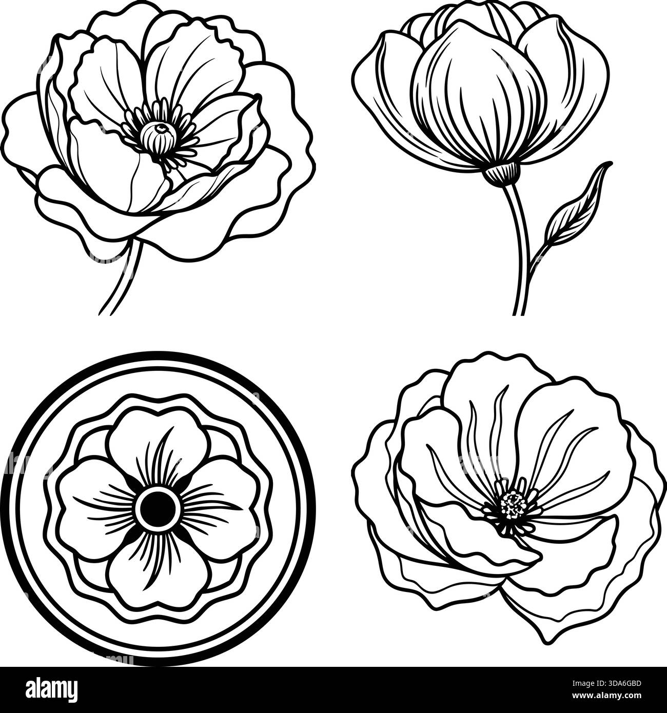 Modern art style Black and White Stock Photos & Images - Alamy