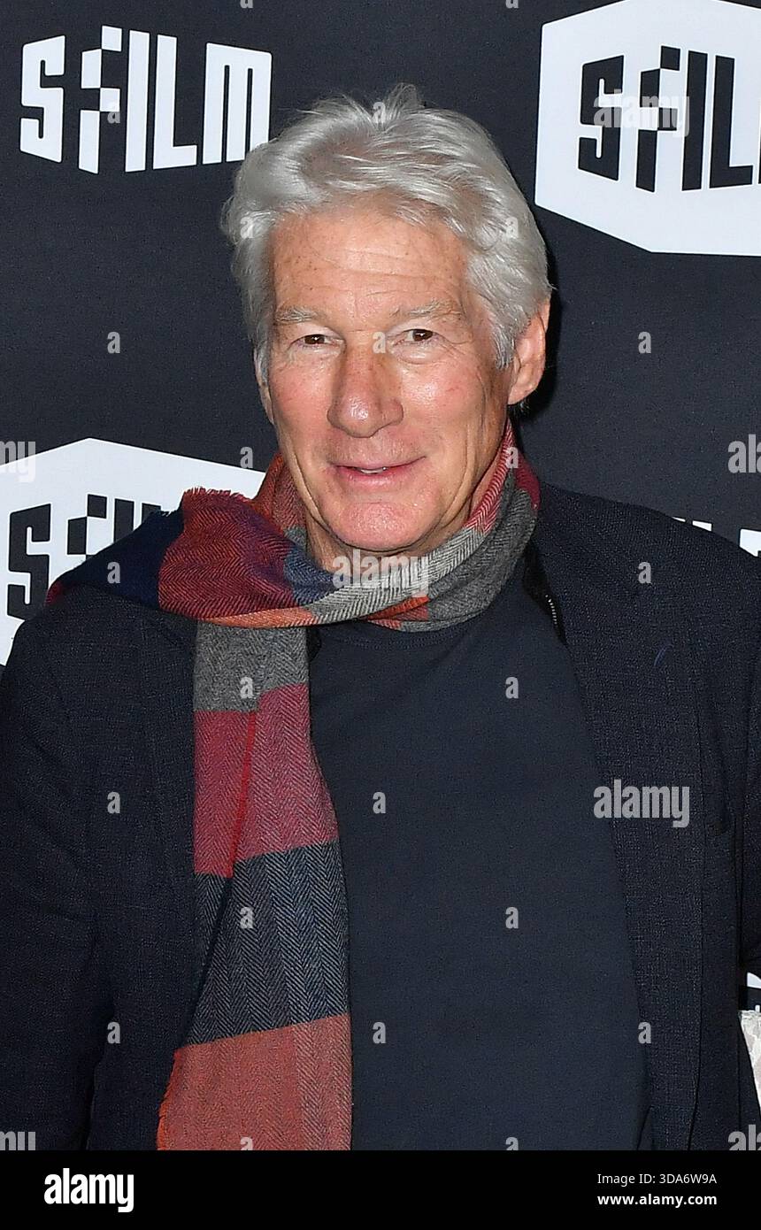 Richard Gere attends the 2025 SFFILM Awards at Gateway Pavilion on ...