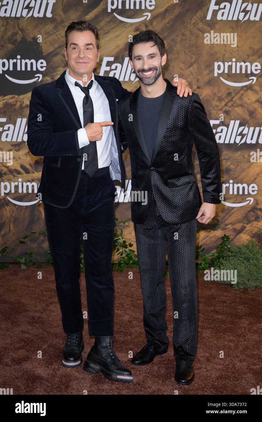 LOS ANGELES, USA. December 08, 2025: Justin Theroux & Rafi Silver at ...
